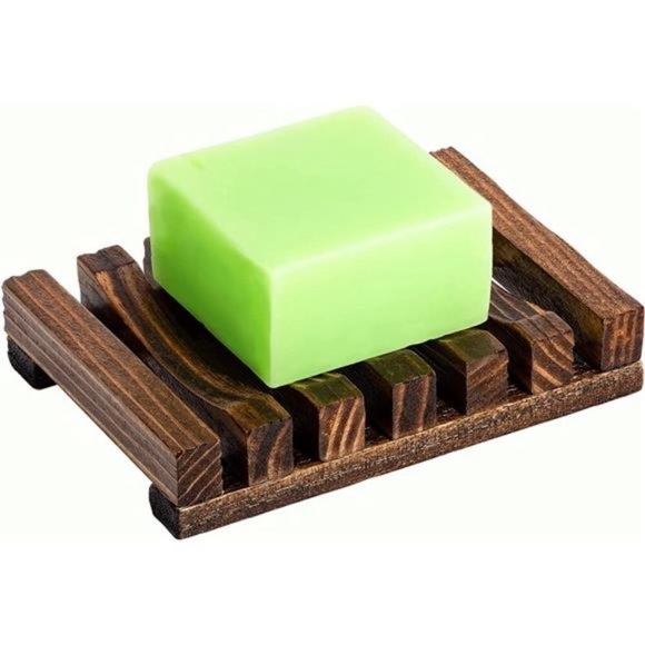 Bath | Natural Wooden Soap Case Hand Craft Soap Dish Soap Saver Holder ...